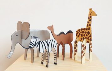 How To Make 3d Animals Out Of Cardboard - Bass Mandtow1939