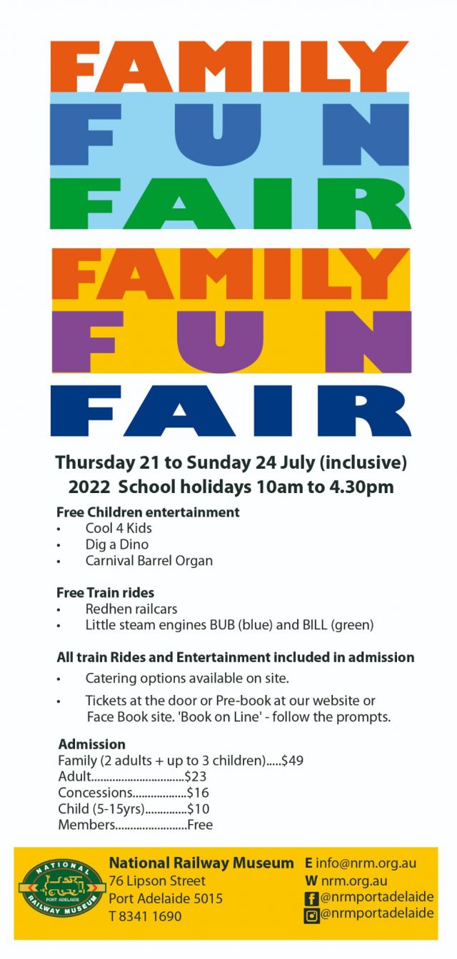 Family Fun Fair | National Railway Museum | 21-24 Jul 2022 - Play & Go ...