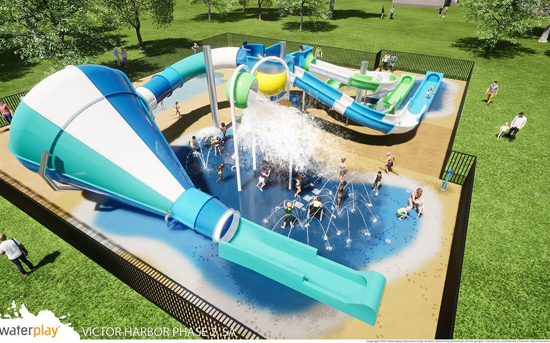 Hurricane Vortex Water Slide & Double Bucket | G'Day Parks Victor ...