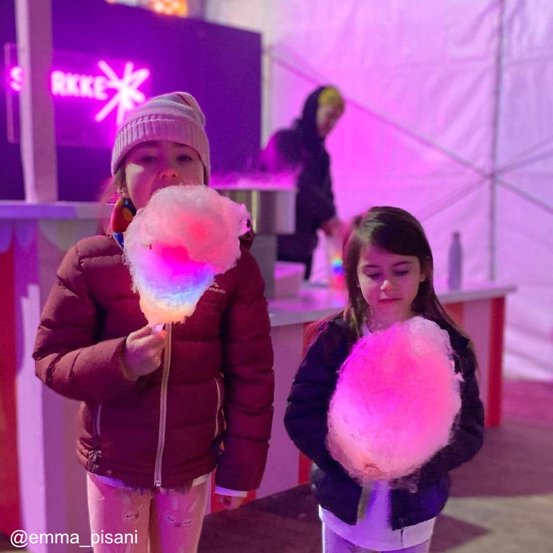 Toasting Marshmallows at Illuminate Adelaide | Light Cycles Bar - Play ...