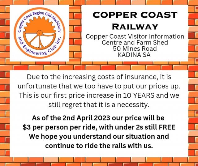 Copper Coast Railway | Miniature Train Rides | Kadina - Play & Go Adelaide