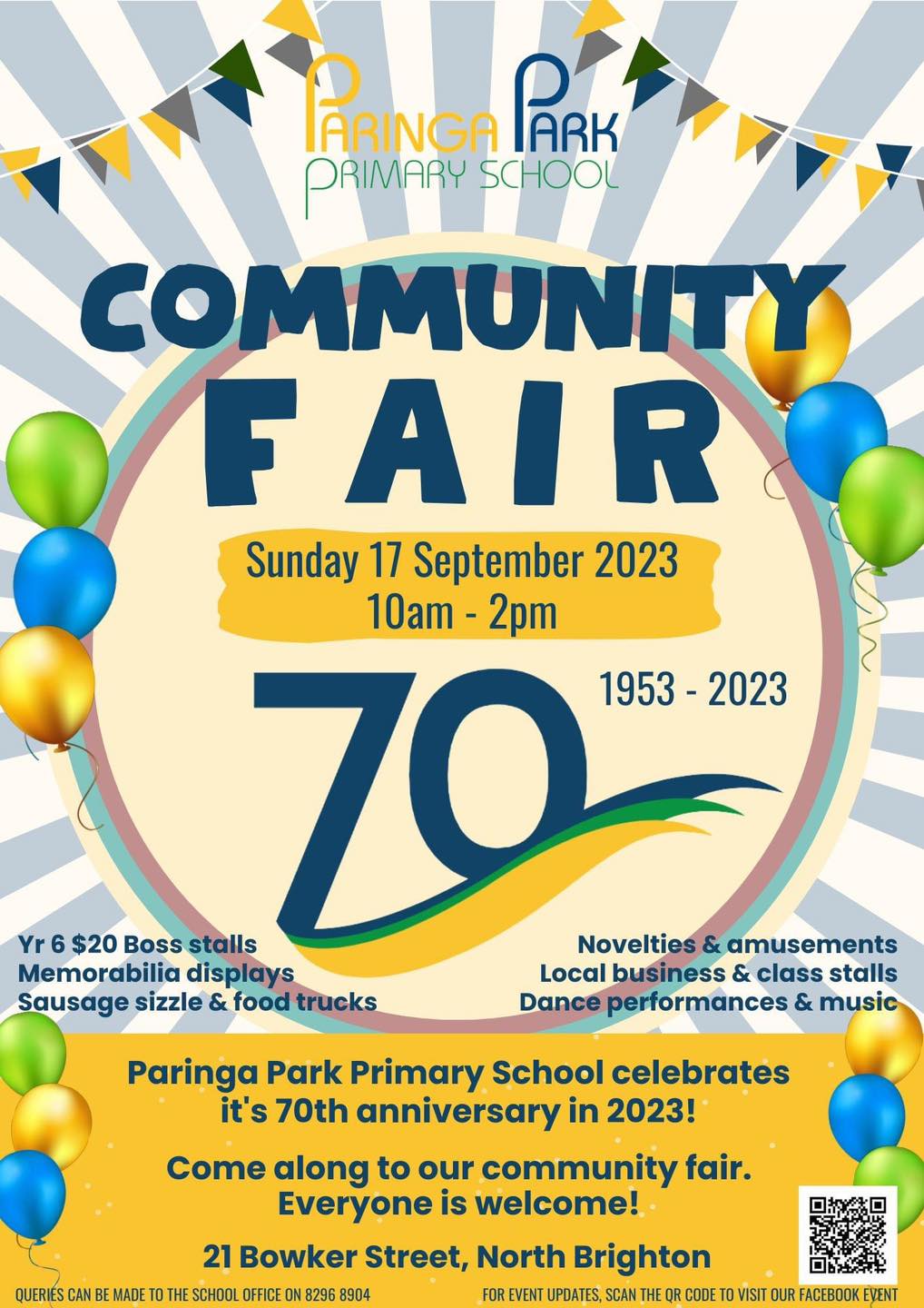 Paringa Park Primary School Community Fair | 17 Sep 2023 - Play & Go ...