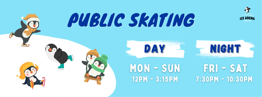 Public Skate Sessions at the Ice Arena | Adelaide - Play & Go Adelaide