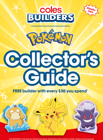 Pokémon Collectables | Coles Supermarkets | from 7 Feb 2024 - Play & Go ...