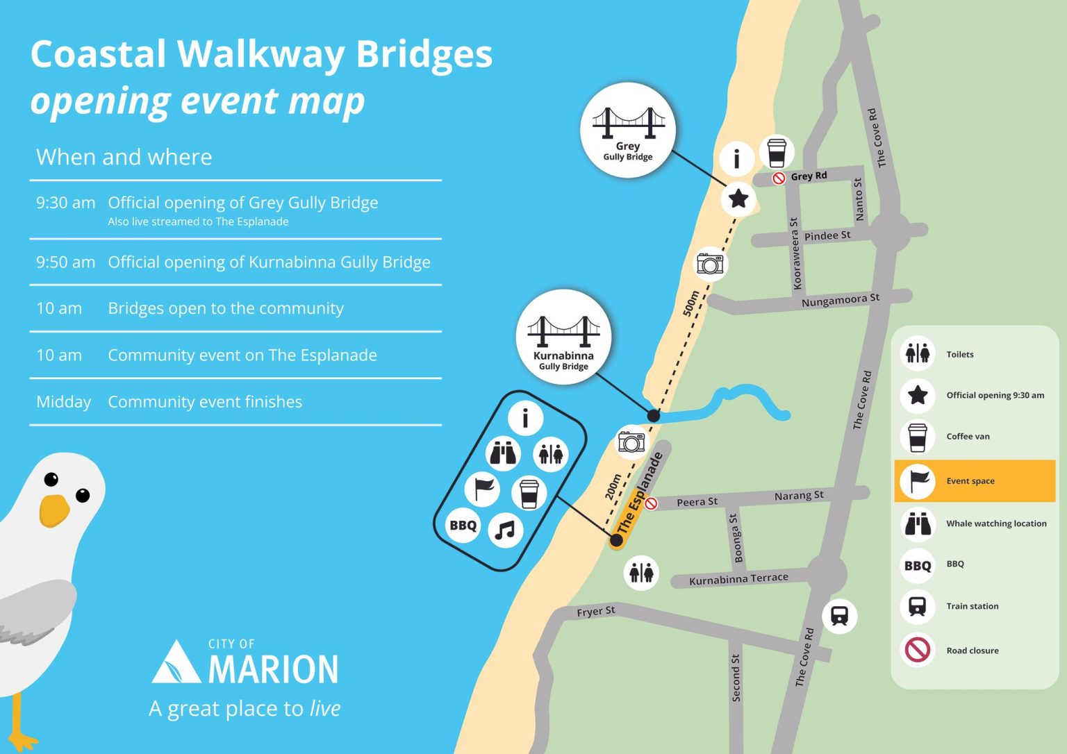 Hallett Cove Boardwalk - Opening of New Coastal Walkway Bridges | 3 Aug ...