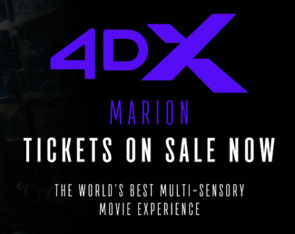 4DX at Event Cinemas Marion | Opens 2 Oct 2025 - Play & Go Adelaide