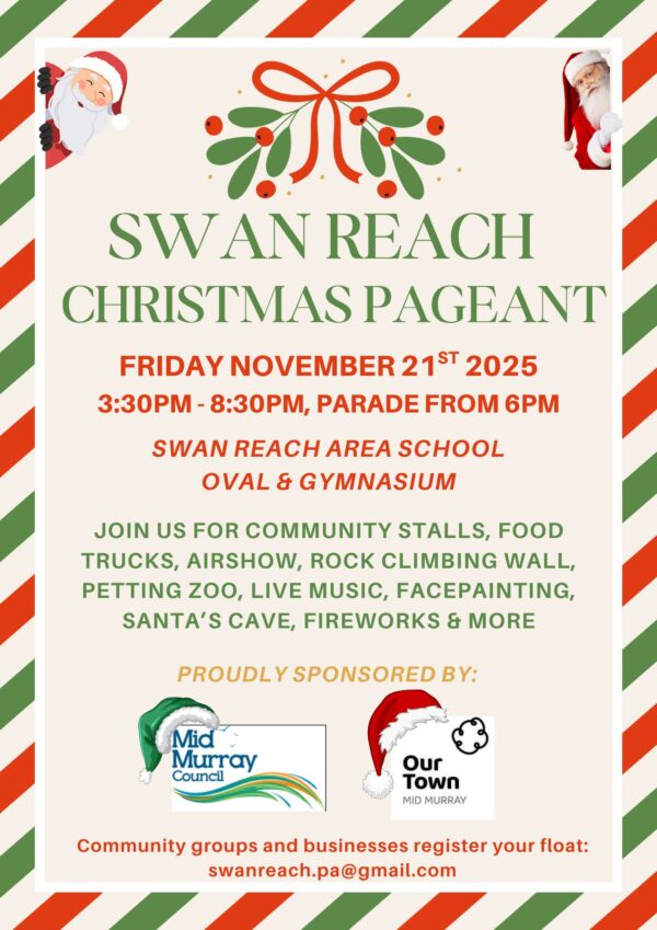 Swan Reach Christmas Pageant | 21 Nov 2025 - Play & Go Adelaide