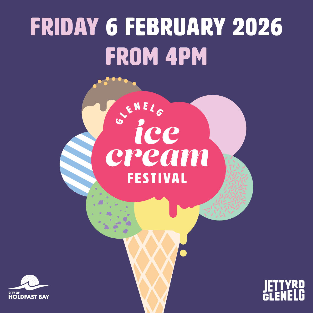Glenelg Ice Cream Festival | 6 Feb 2026 - Play & Go Adelaide