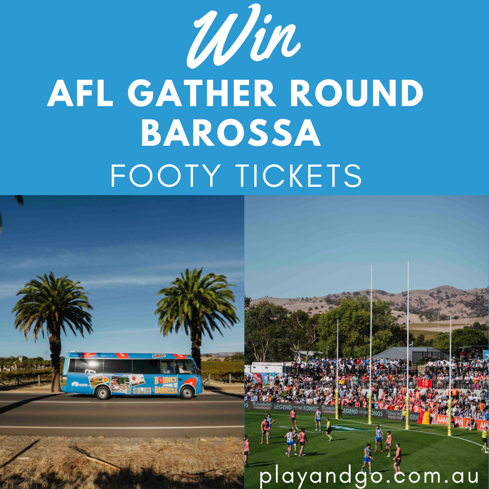 ENDED: WIN Footy Tickets to AFL Gather Round Barossa - Play & Go Adelaide